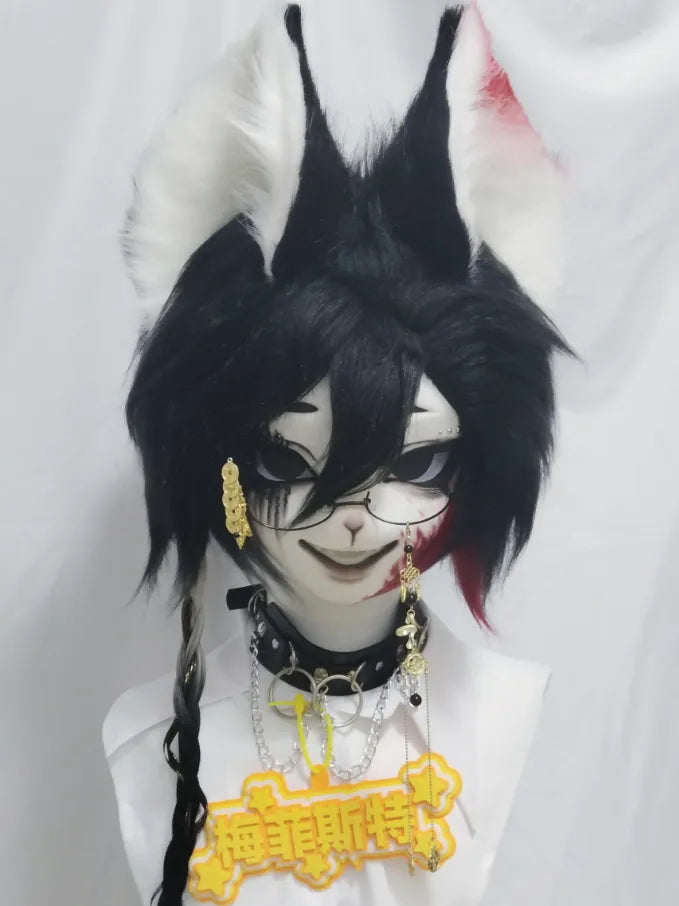 Gothic Gaze Fox Fursuit | Dark Gothic Fox Costume – DokidokiFursuit ...