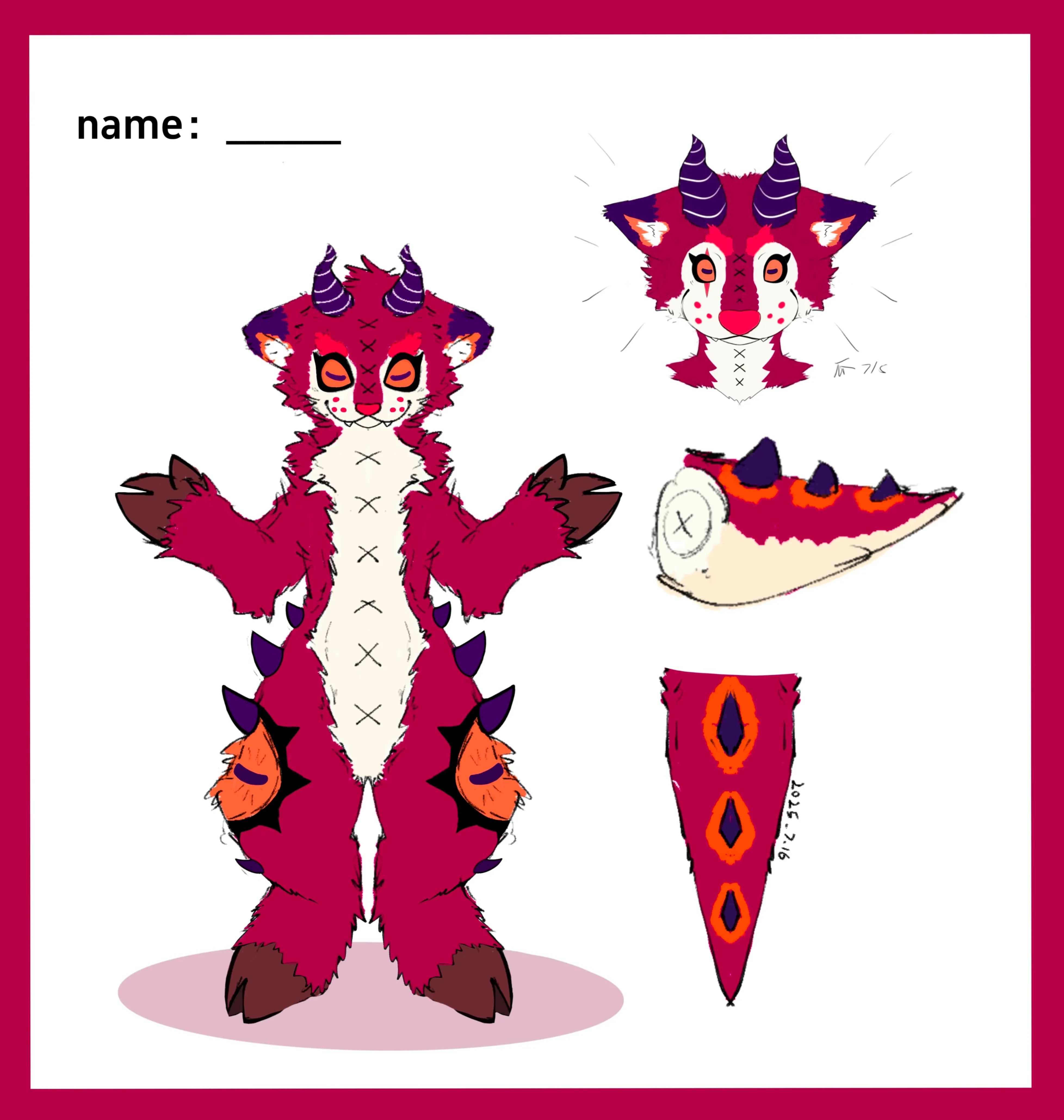 Kemono Demon Dragon Sheep No.236 – DokiDoki FurryStudio