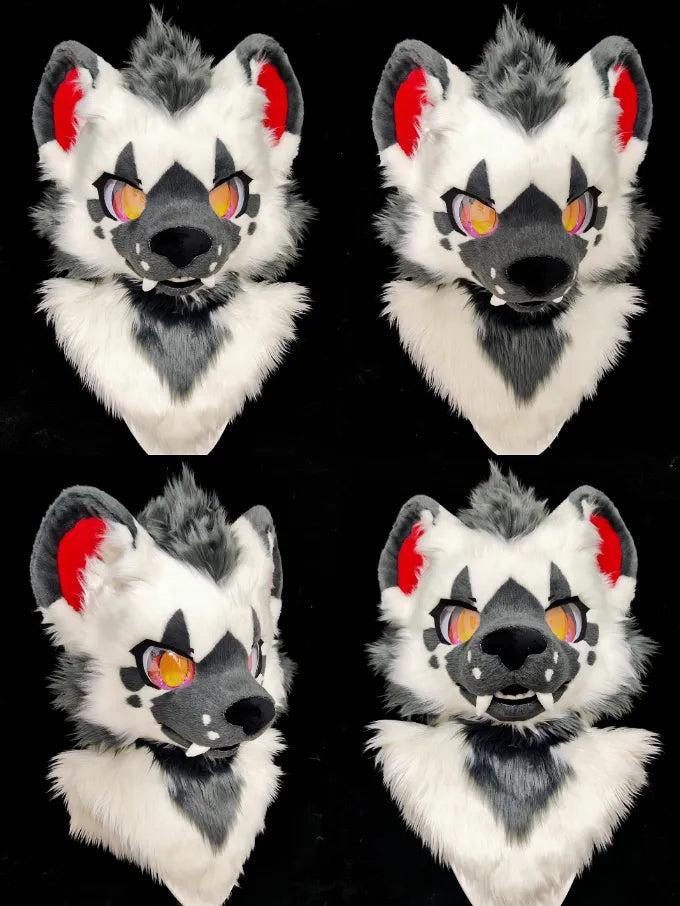 Wild Blaze Fang Fursuit | Fierce Flame Fang Wolf Costume ...