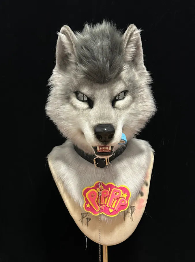 Frostborne Wild Fang Fursuit | Icy Fierce Wolf Costume ...