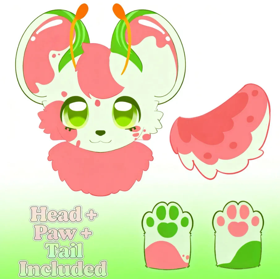 Kemono Watermelon Mouse No.365 – DokiDoki FurryStudio